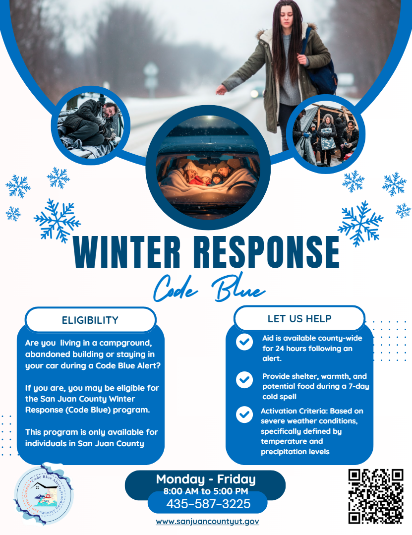 Winter Response - Code Blue | San Juan County UT