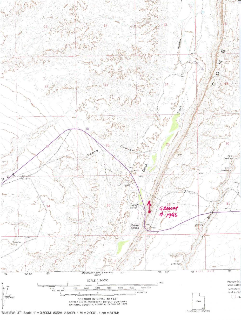Comb Wash 1 (from Comb Ridge) | San Juan County UT