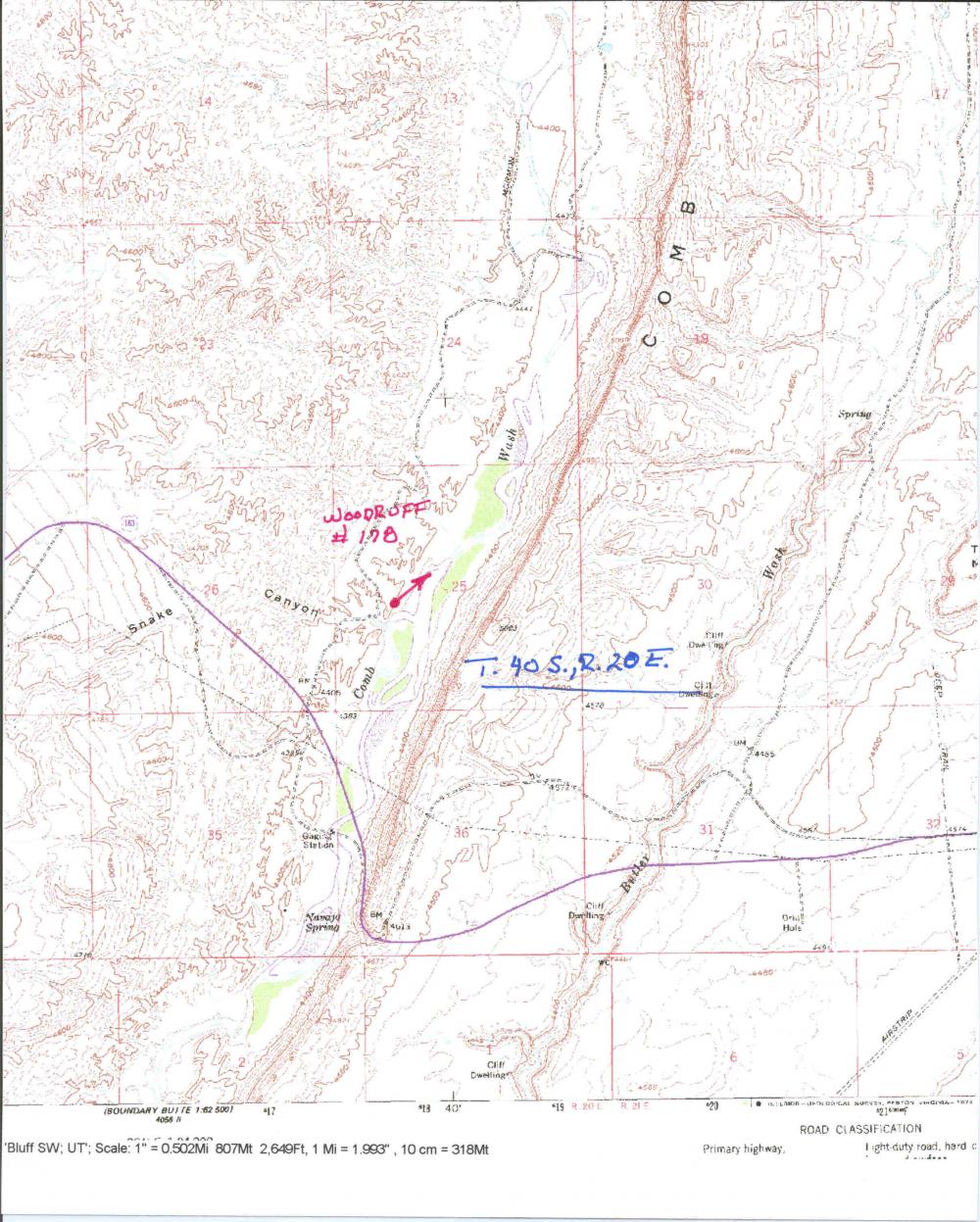 Comb Wash 3 (near Snake Canyon) | San Juan County UT